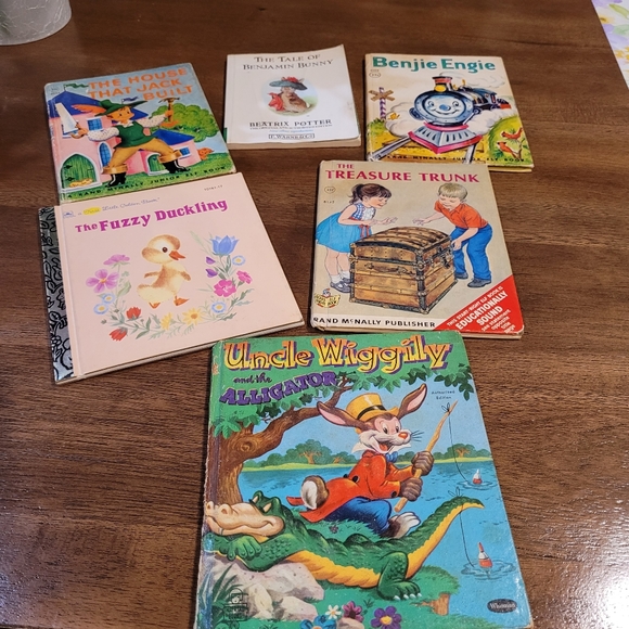 Little Golden Book | Toys | Vintage Childrens Books 6 Classic Story ...